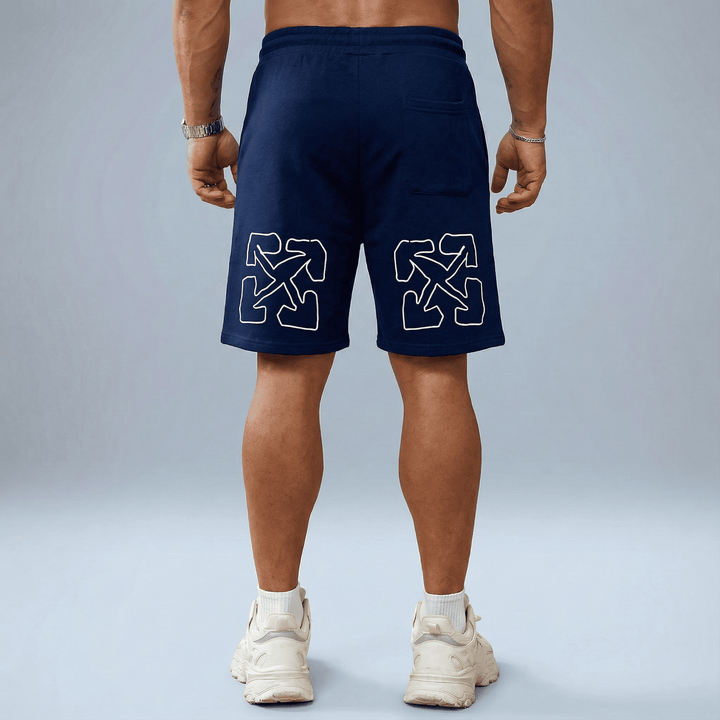 Bermuda Azul Oscura De Algodón para Hombre | JDC