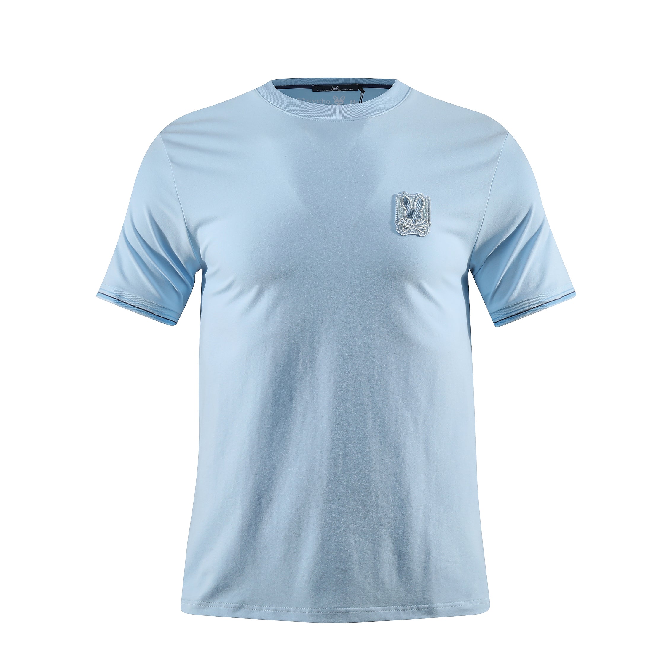 Camiseta Básica Azul Claro Esencial para Hombre | JDC