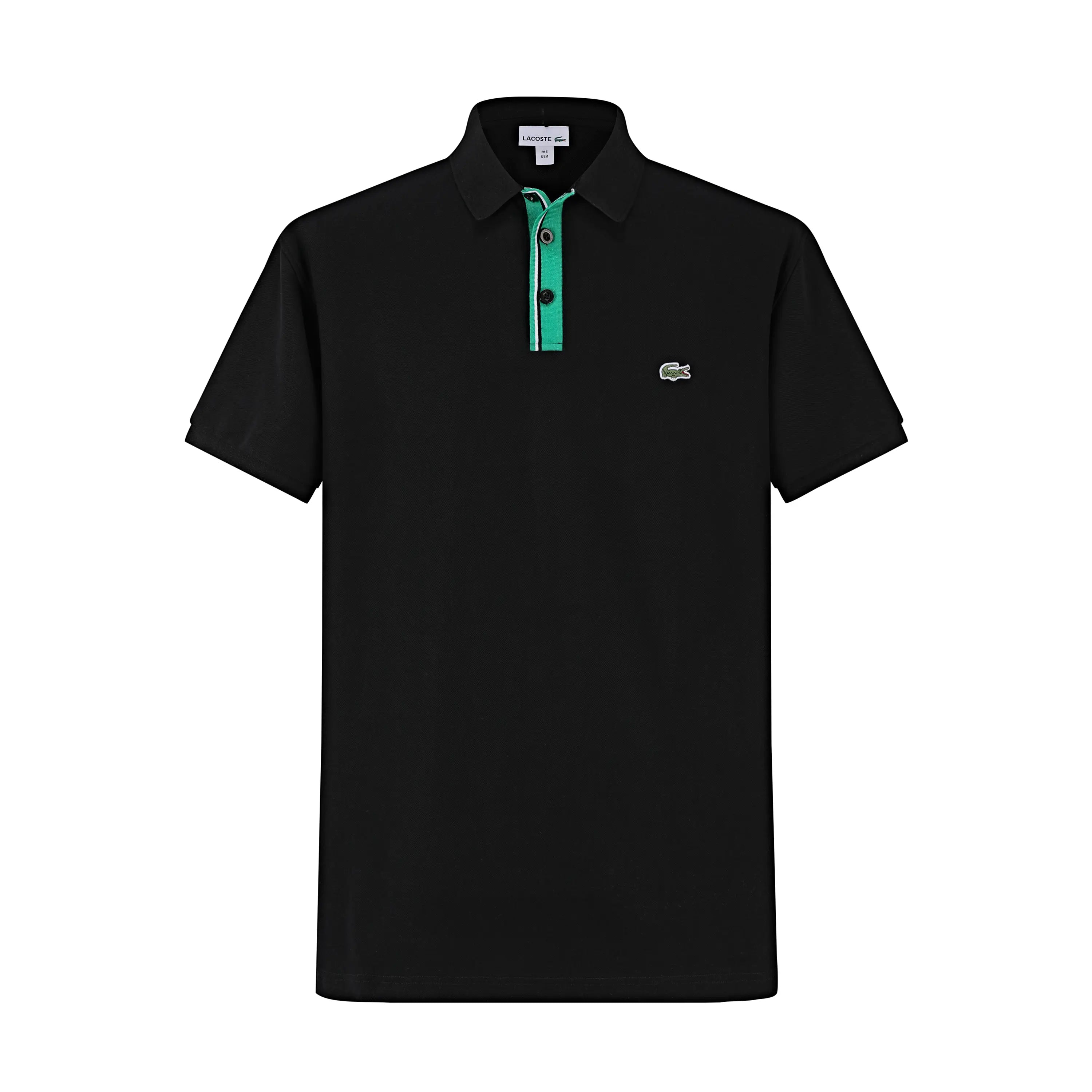 Camiseta 1144-8 Tipo Polo Negra Para hombre – JDC LUXURY STORE